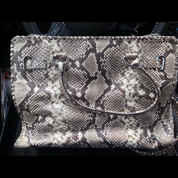 Michael Kors | Bags | Michael Kors Python Purse Large | Poshmark